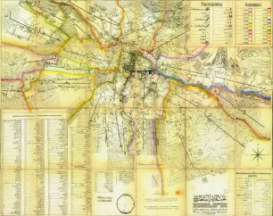 Figure 21 . Map of Tabriz Darossaltane Drawn by Sarhang Garajedāghi in ...